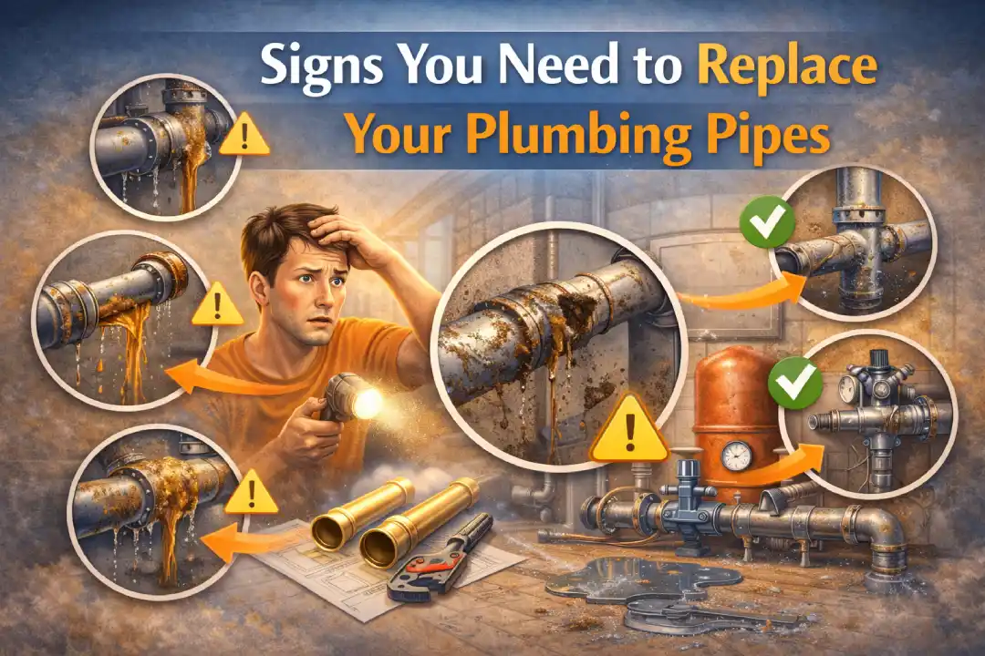 Signs You Need to Replace Your Plumbing Pipes: Leak & Damage
