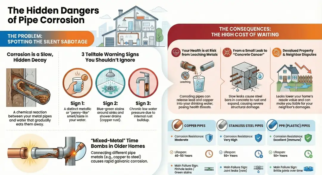 Why You Should Never Ignore Pipe Corrosion in Plumbing
